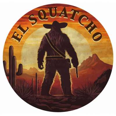 El Squatcho - Vinyl Sticker – Squatch Metalworks