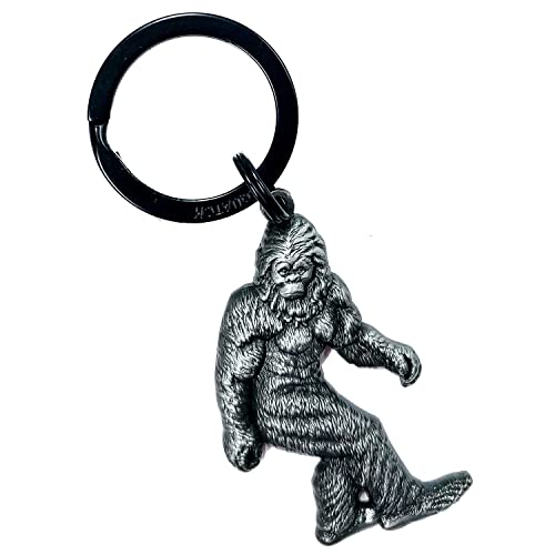 Sasquatch, Yeti, Bigfoot - Sculpted Pewter Keychain – Squatch Metalworks